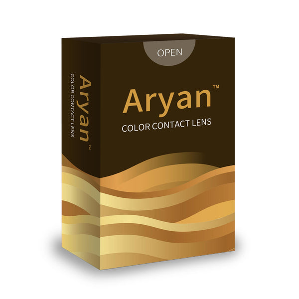 Aryan Hazel Color Contact Lens - Lenslo.com